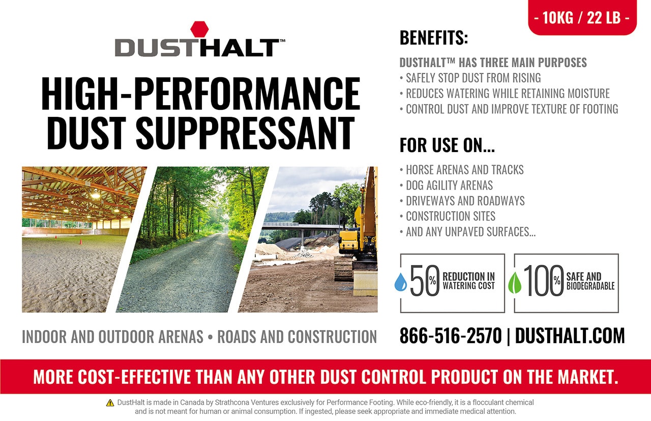 #1 Arena Dust Control | Reduce Watering | Stop Dust with DustHalt