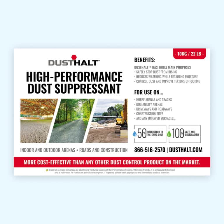 #1 Arena Dust Control | Reduce Watering | Stop Dust with Dust Halt