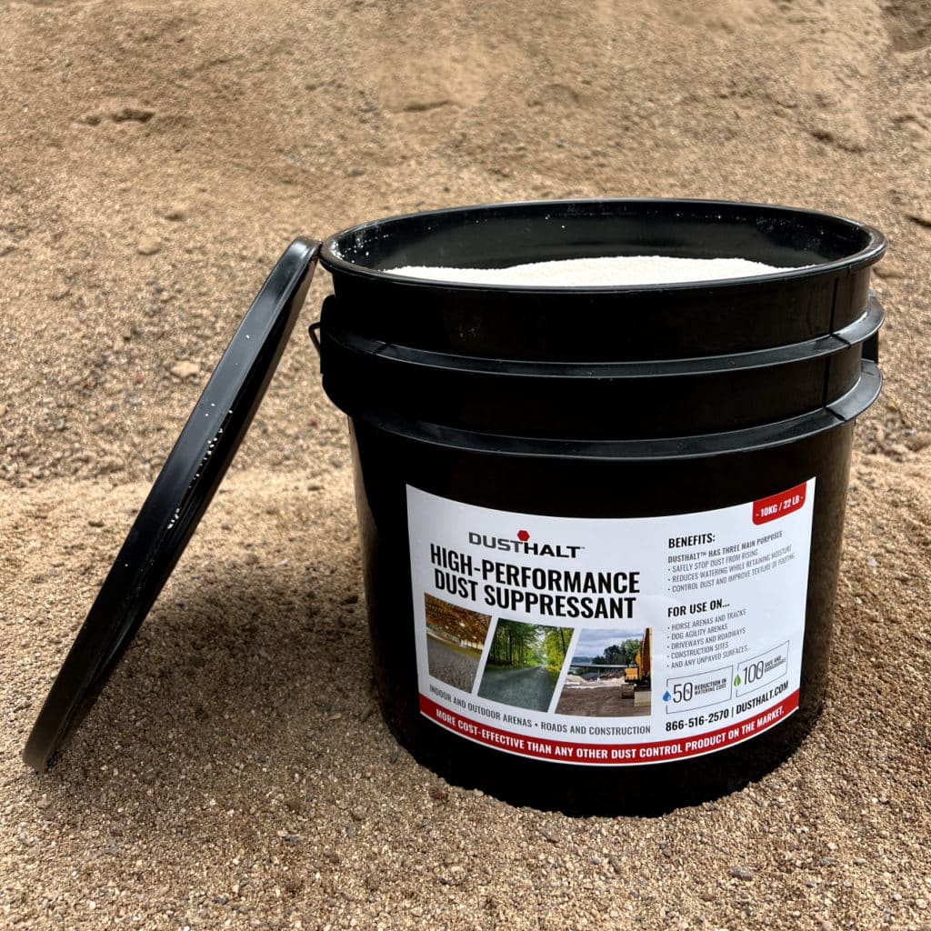 #1 Arena Dust Control | Reduce Watering | Stop Dust with Dust Halt